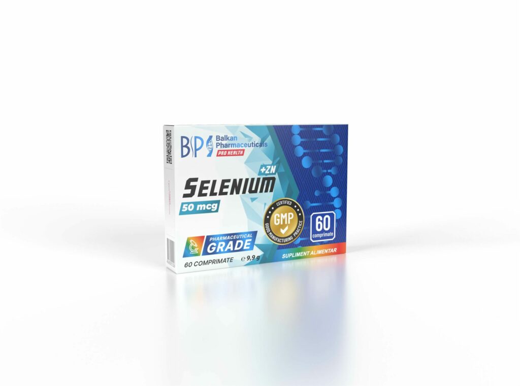 Selenium + Zinc (Balkan Pharma) (50mcg x 60 Tabletter) – Protein Bank